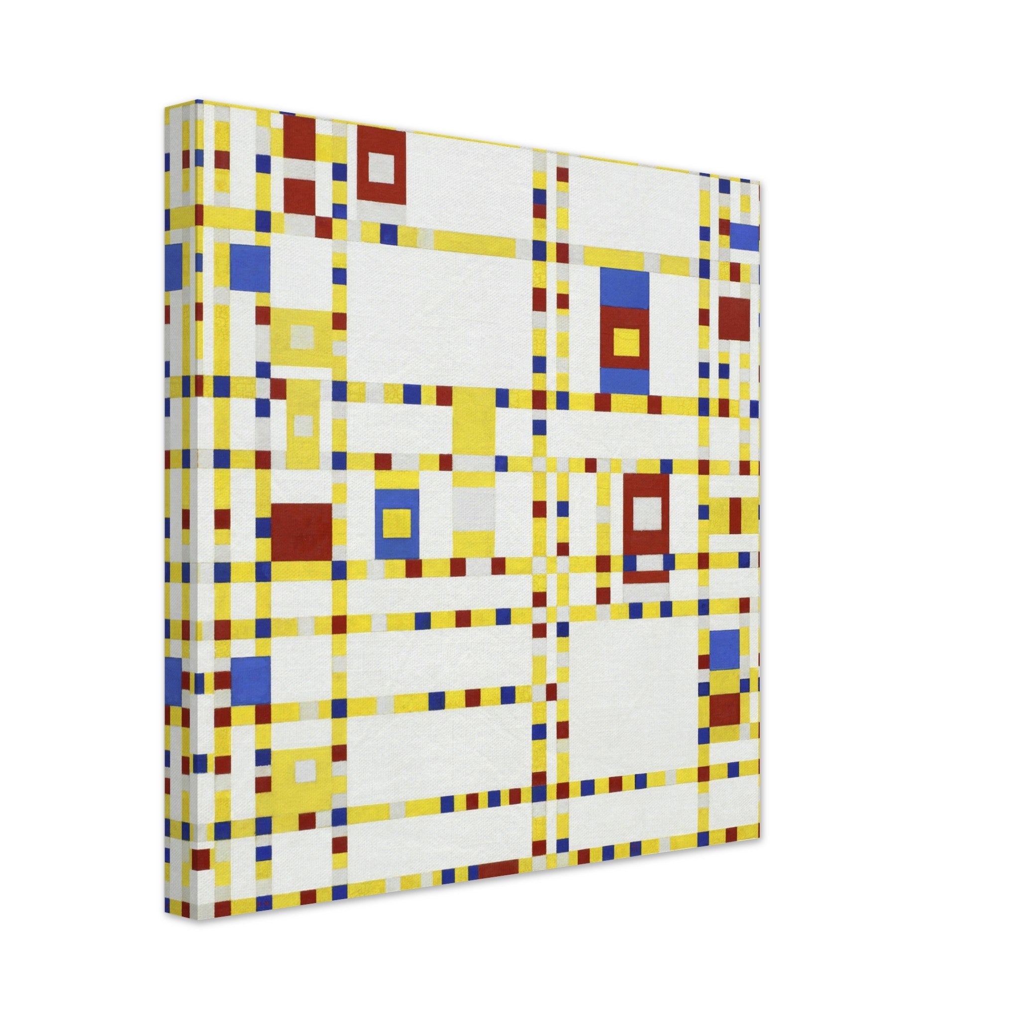 Broadway Boogie Woogie (1942–1943) by Piet Mondrian | Master's Gaze