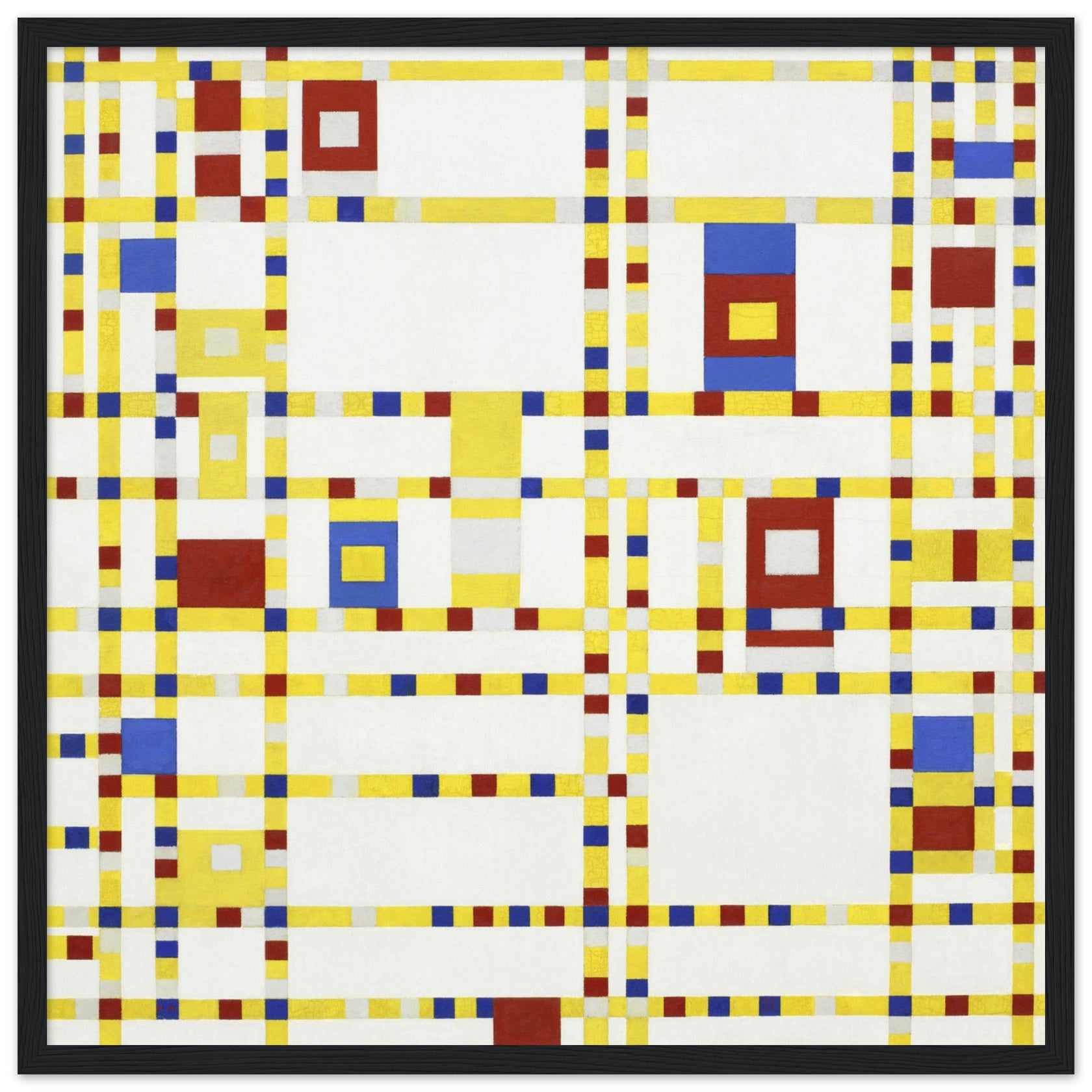 Broadway Boogie Woogie (1942–1943) by Piet Mondrian | Master's Gaze