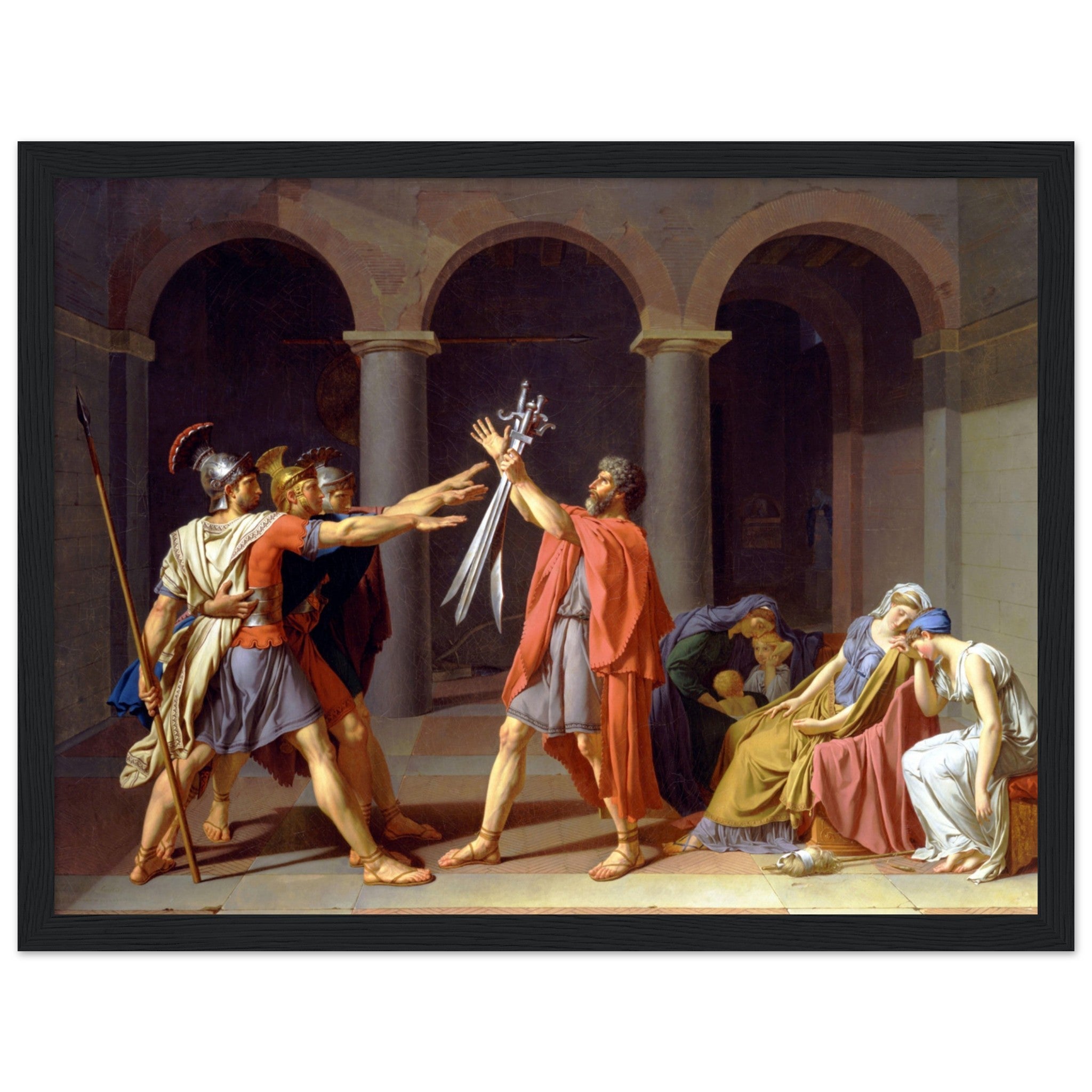 Oath Of The Horatii by Jacques Louis David | Master's Gaze