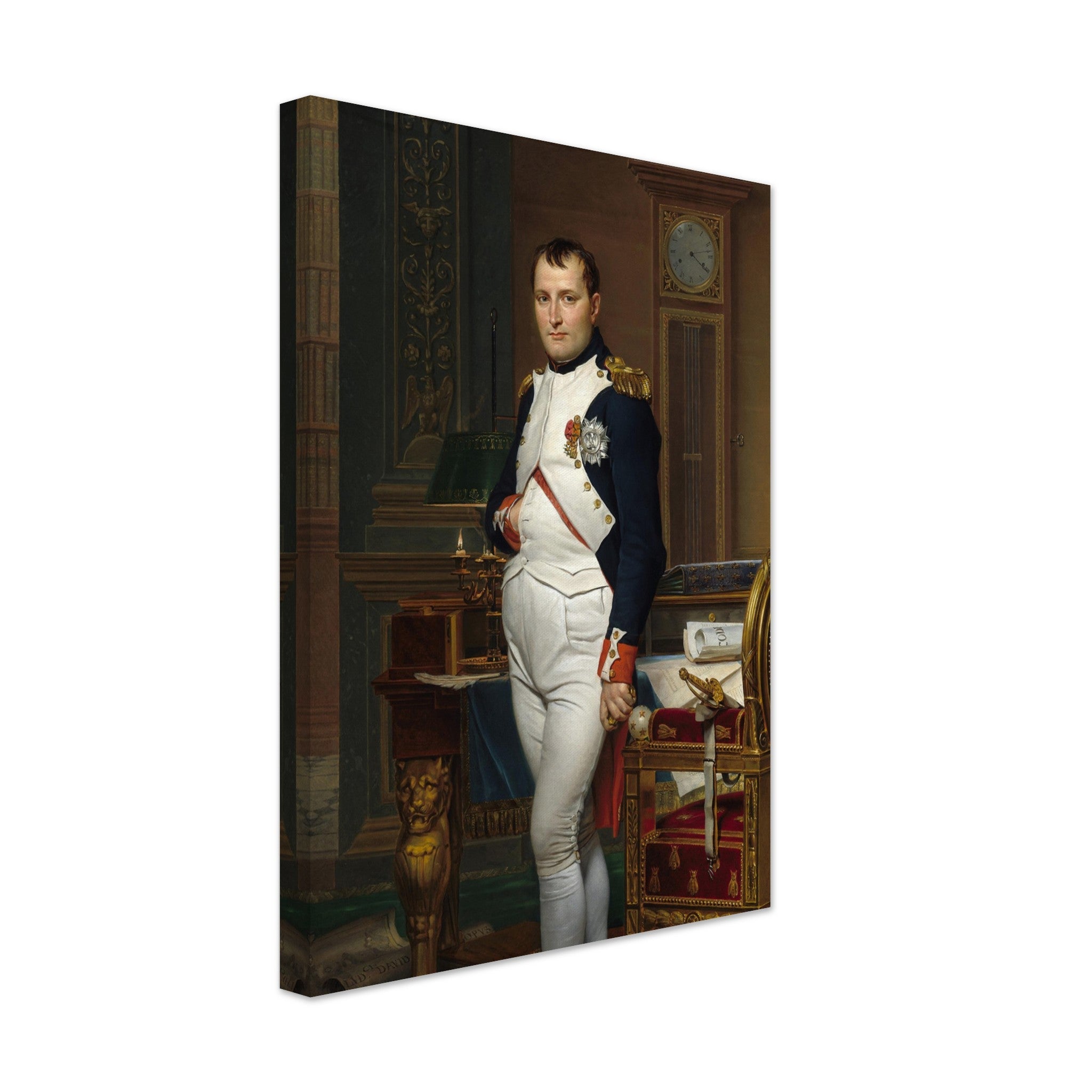 The Emperor Napoleon in His Study at the Tuileries (1812) by Jacques ...